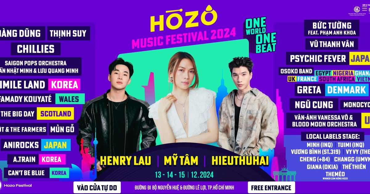 HOZO music festival: Cultural rendezvous to open in HCM City | Vietnam+ ...