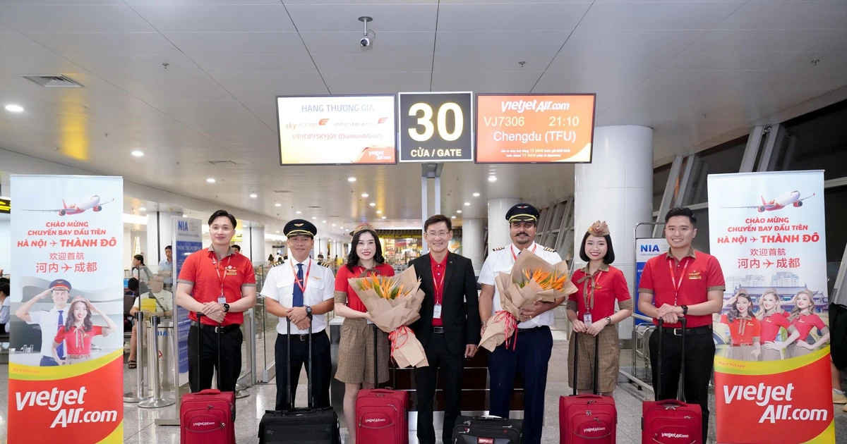Vietjet launches Hanoi – Chengdu direct flight service | Vietnam+ ...