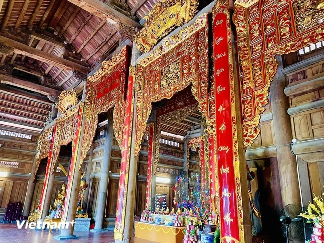 Largest wooden pagoda in Nghe An province | Vietnam+ (VietnamPlus)