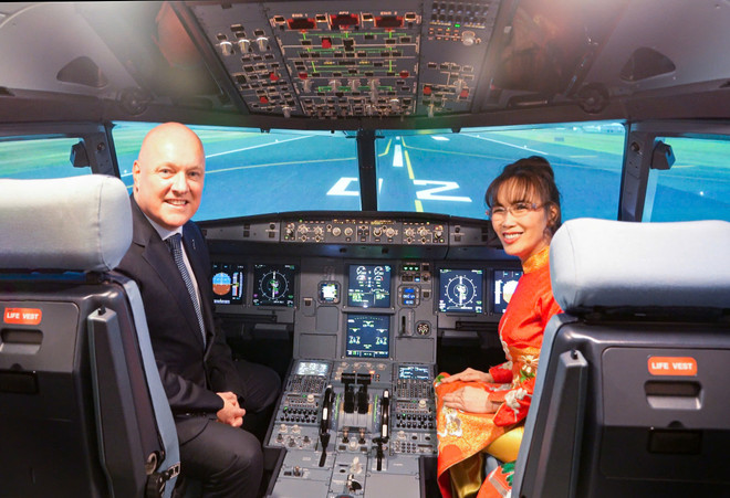 New Zealand Prime Minister visits Vietjet Aviation Academy | Vietnam+ (VietnamPlus)